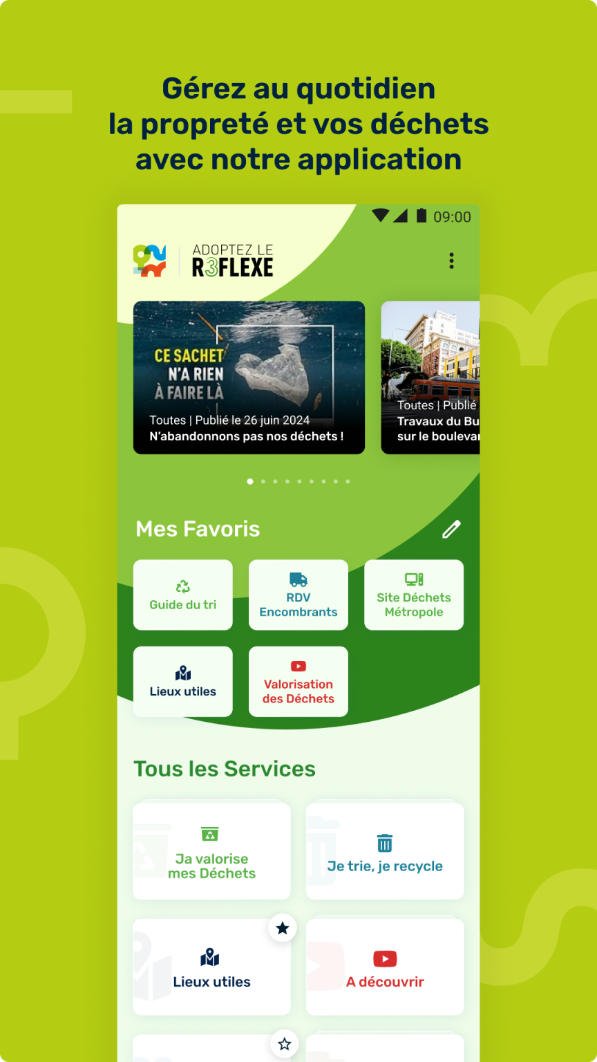 Télécharger l'appli Adoptez le R3flèxe - Gestion des déchets Aix-Marseille-Provence